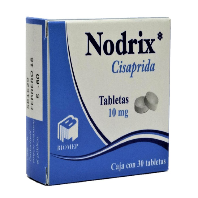 NODRIX 10MG TAB C/30 *BMP* - Grupo Farma Medical