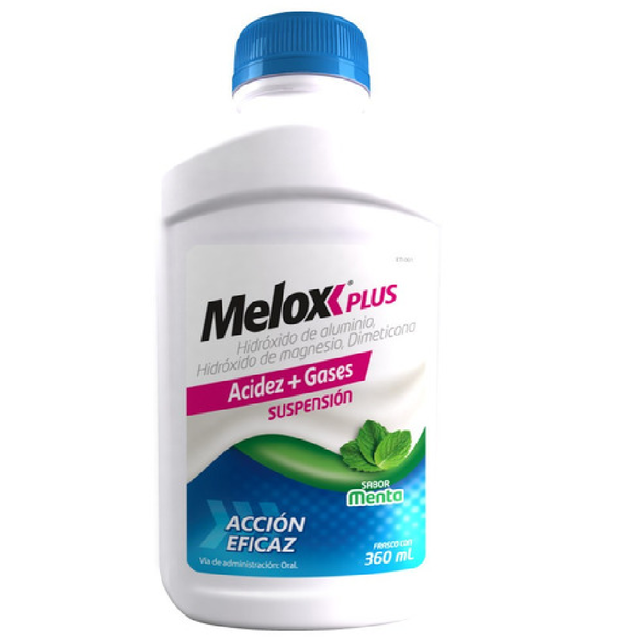 MELOX PLUS 3.7/4.0/0.5GR SUSP 360ML *SFI* MENTA