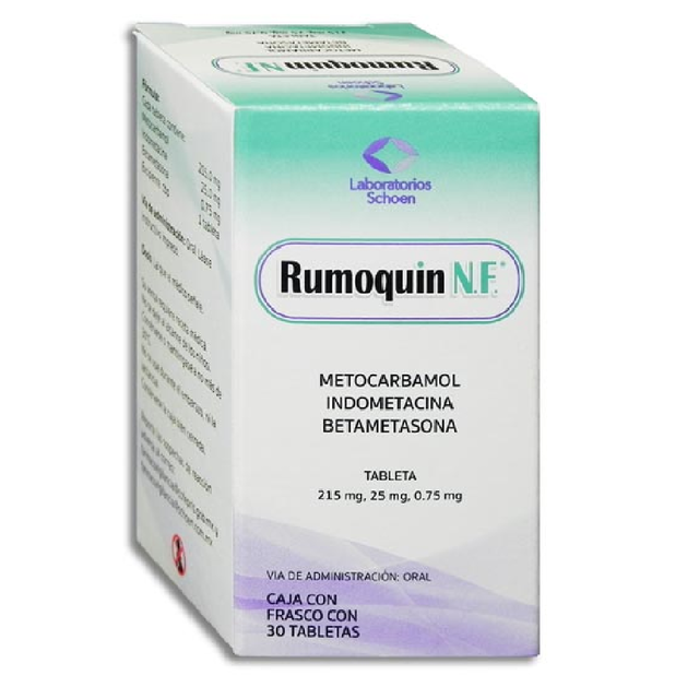 RUMOQUIN NF 215/25/0.75MG TAB. C/30 *SHO*