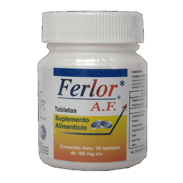 FERLOR A.F. 380MG/17MG TAB C/60 *LOR*