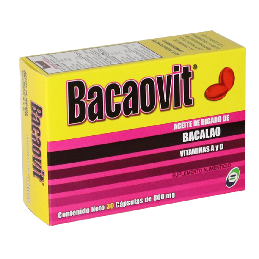 BACAOVIT 800MG PERLAS C/30 *BQM* - Grupo Farma Medical