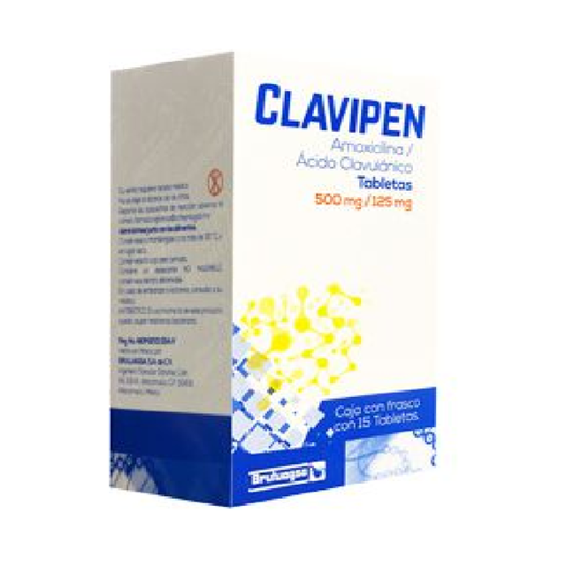 CLAVIPEN 500/125MG TAB. C/15 *BRU*