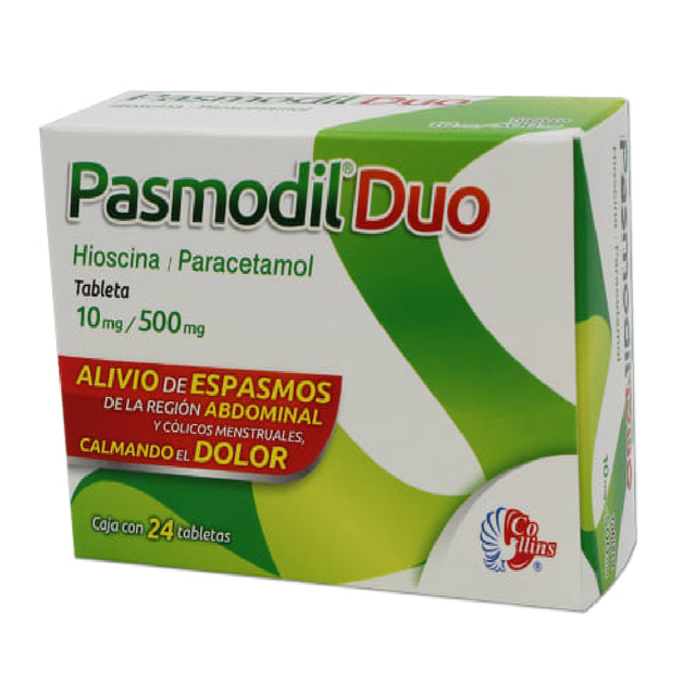 PASMODIL DUO 10/500MG TAB C/24 *COL*