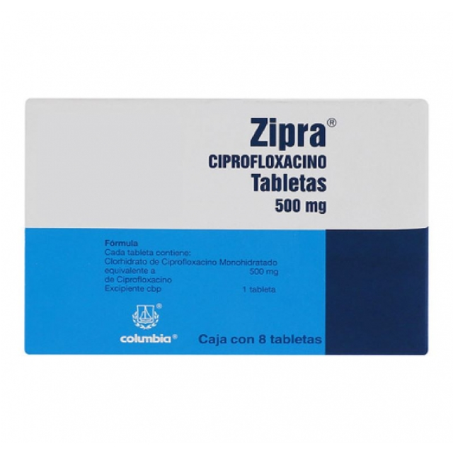 ZIPRA 500MG TAB C/8 *COM* - Grupo Farma Medical