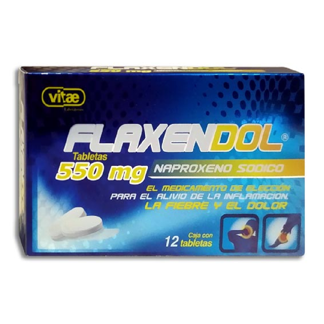 FLAXENDOL 550MG TAB C/12 *VIT* - Grupo Farma Medical