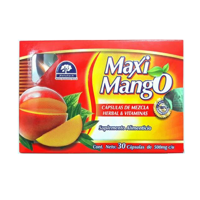 MAXI-MANGO 500MG CAP C/30 *FTF* - Grupo Farma Medical