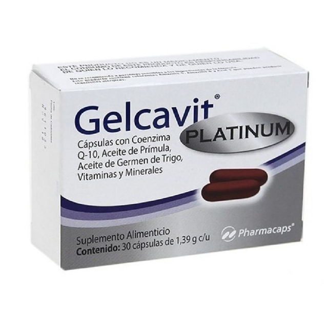GELCAVIT PLATINUM 1.39G CAPS C/30 *GEC*