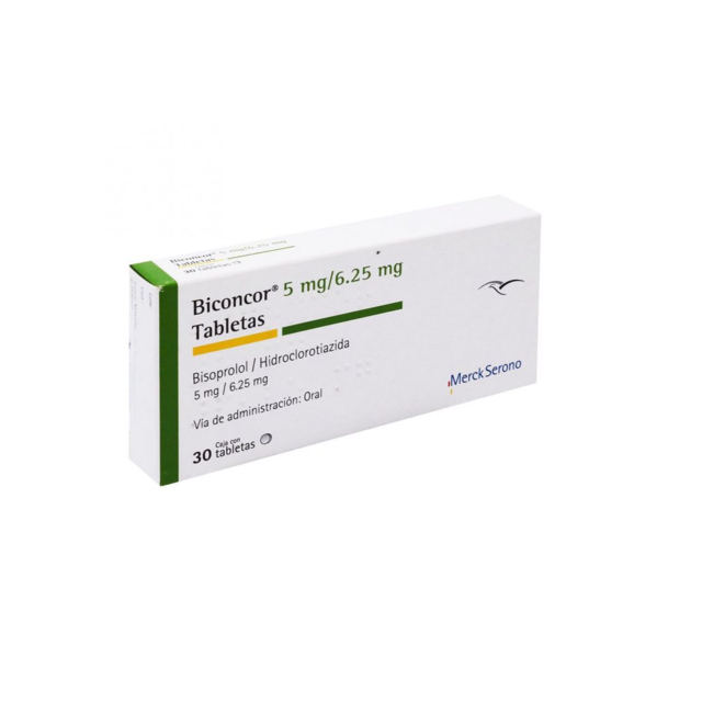 BICONCOR 6.25/5MG TAB C/30 *MER* - Grupo Farma Medical