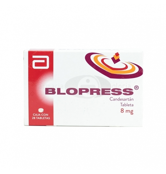 BLOPRESS 8MG TAB C/28 *ABB* - Grupo Farma Medical