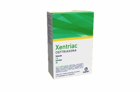 XENTRIAC 1GR/3.5ML SOL INY I.M. C/1 *MVE* SIN JERINGA PE