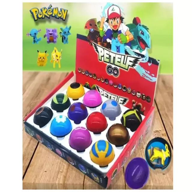 Mini Pokebolas com Pokemons Sortidos Dentro Escolha a Quantidade de ...