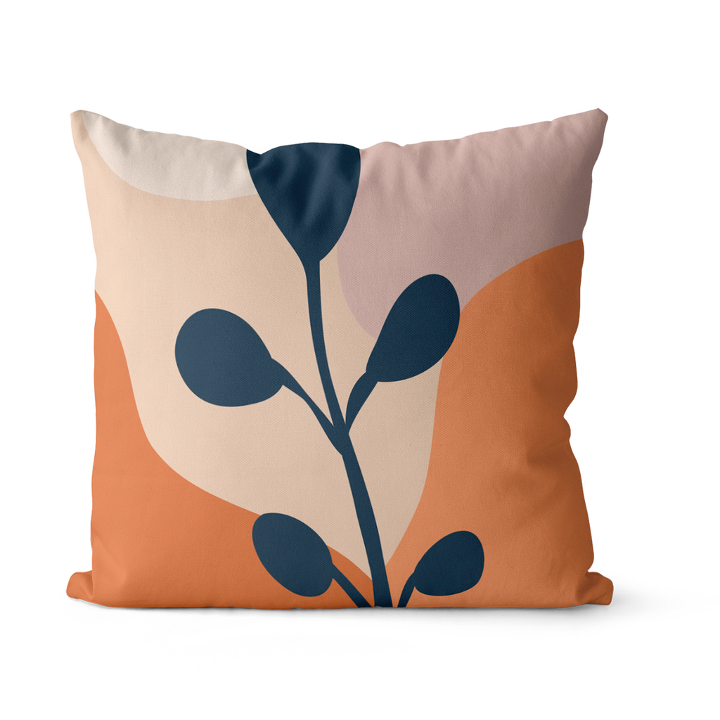 Kit 4 Capas De Almofadas 45x45 - Floral Terroso