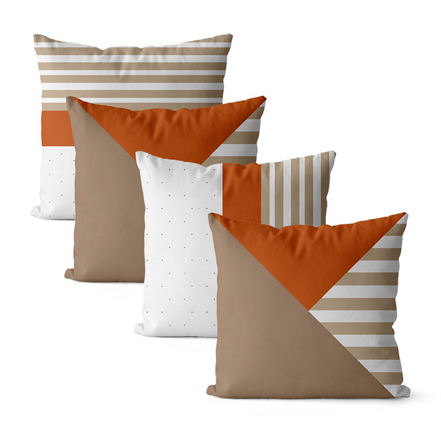 Kit 4 Capas De Almofadas 45x45 - Buttercream