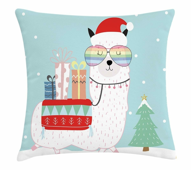 Capa de Almofada Natal 45x45 - Llhama - Kombigode Store
