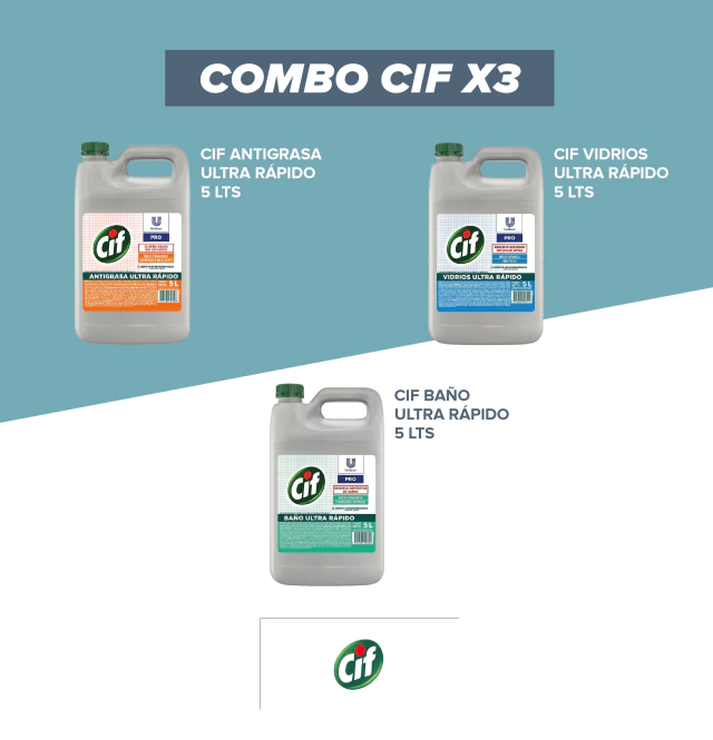 CIF X3 COMBO 5LT - Comprar en Malt Distribución