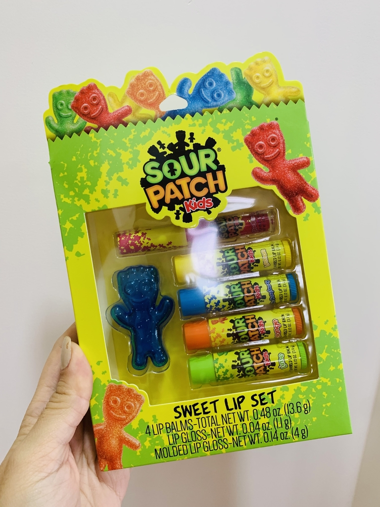Sour Patch Gloss e Lip Balm - Petit Malu Importados