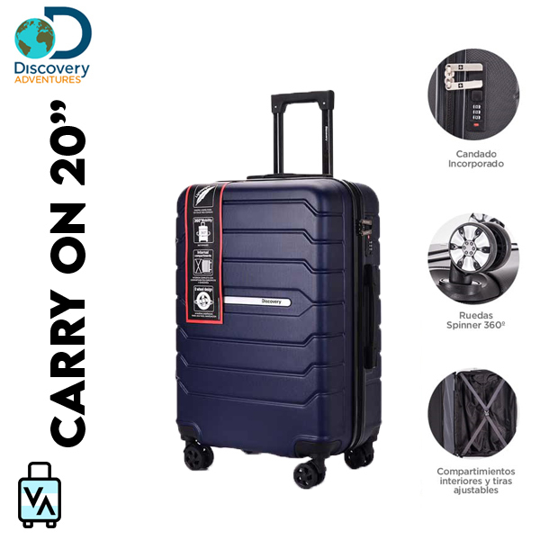 Valija Carry On Discovery Azul (20")