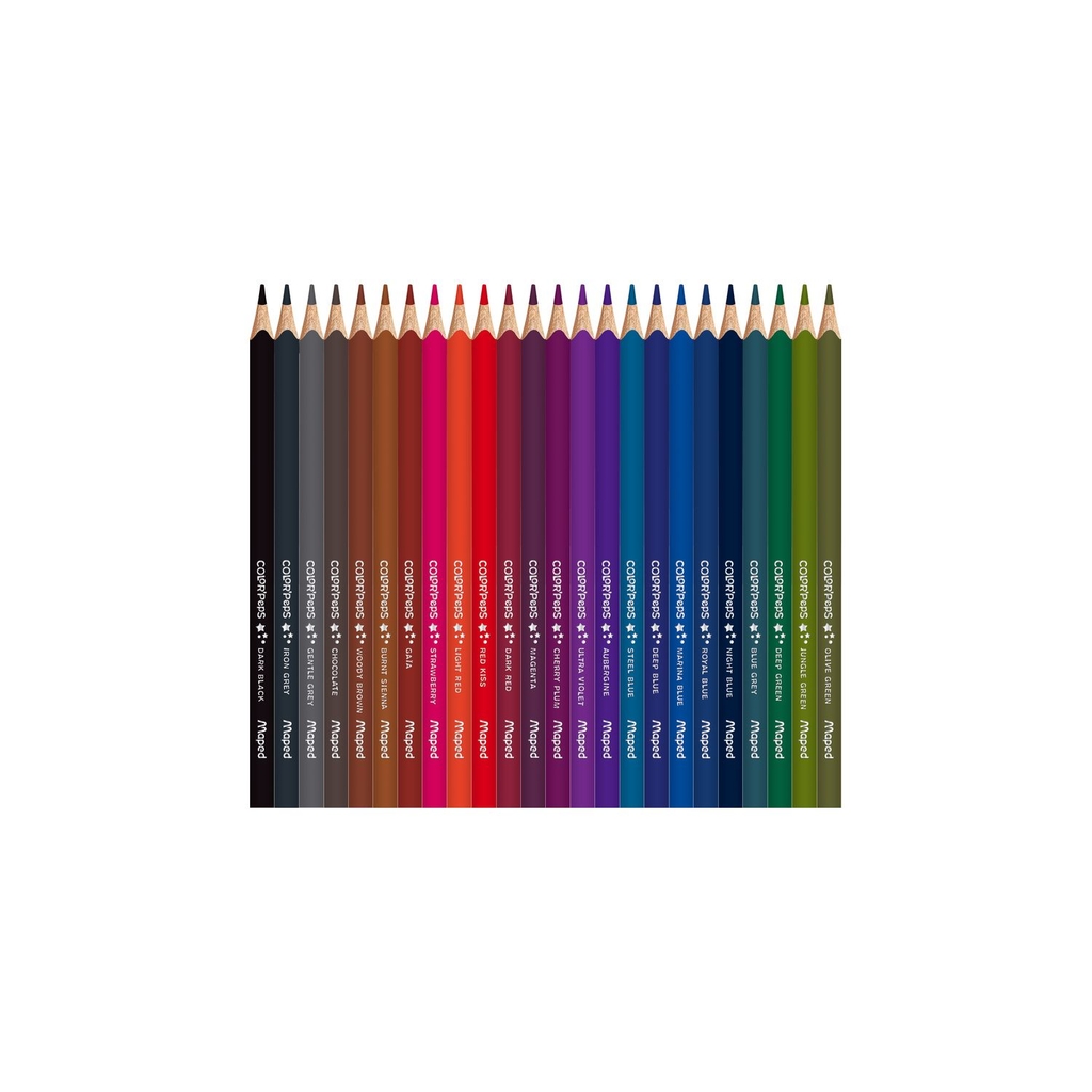 Lapis de Cor 72 Cores ColorPeps - Maped
