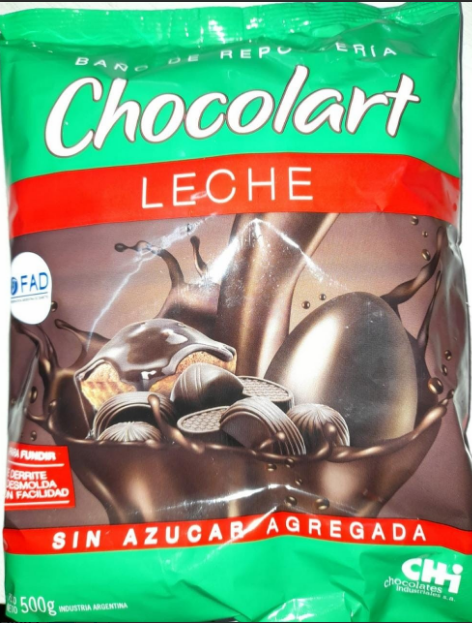 Chocolart hojuelas con leche sin azúcar 500gr