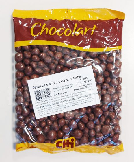 Chocolart Pasas de uva con chocolate 500gr