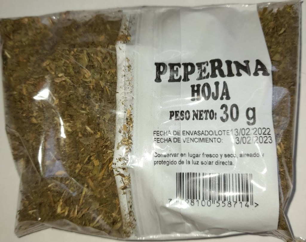 Hierba Aromática Peperina 30g - Productos Julieta
