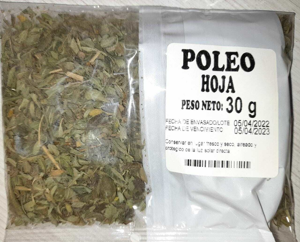 Hierba Aromática Poleo Hojas 30g - Productos Julieta