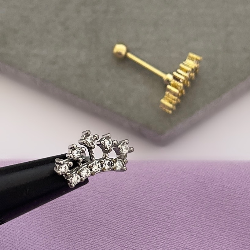 Piercing Crown - Carola Art Piercing | Atacado e Varejo