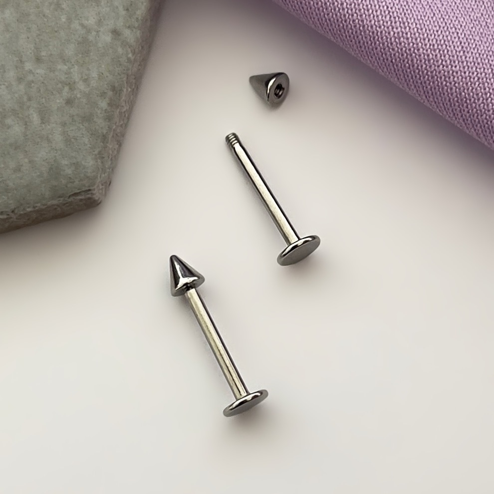 Piercing Labret Spike 10mm