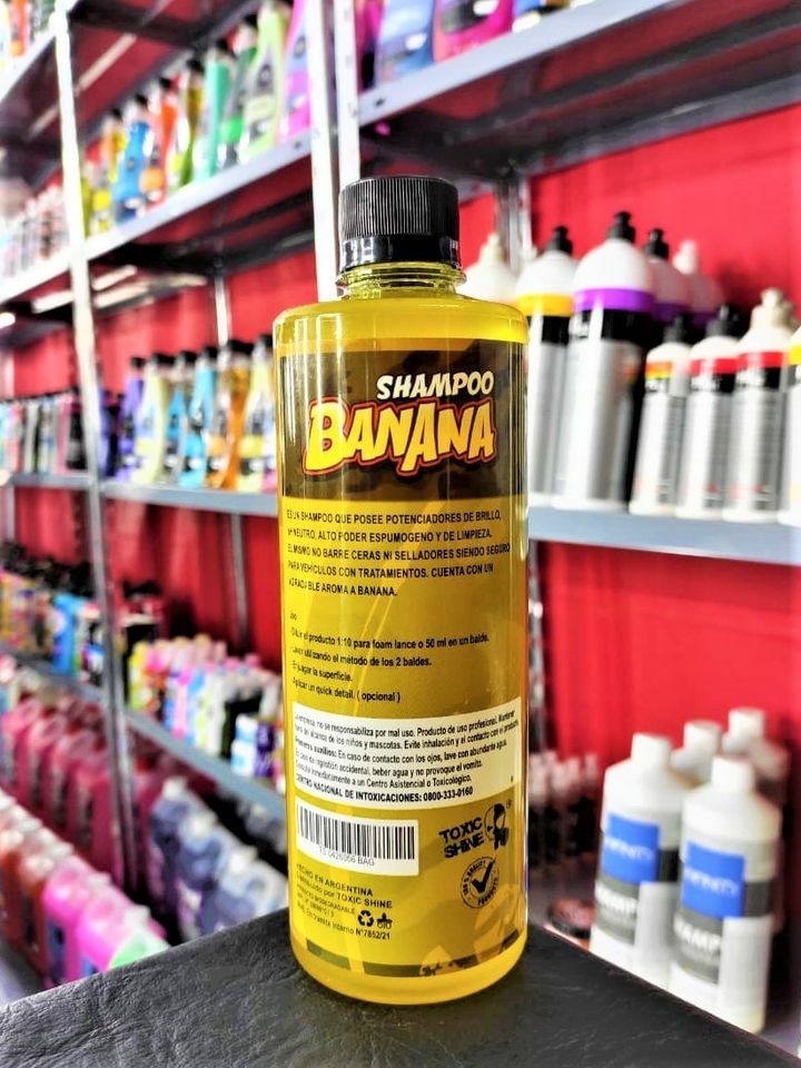 Toxic Shine Banana Armour Gloss Shampoo Ph Neutro 600cc