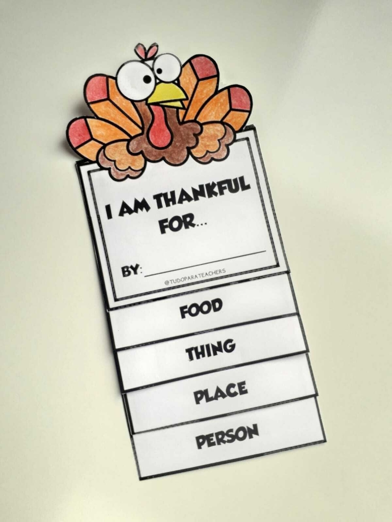 Flipbook - Thanksgiving - Comprar em Tudo para teachers