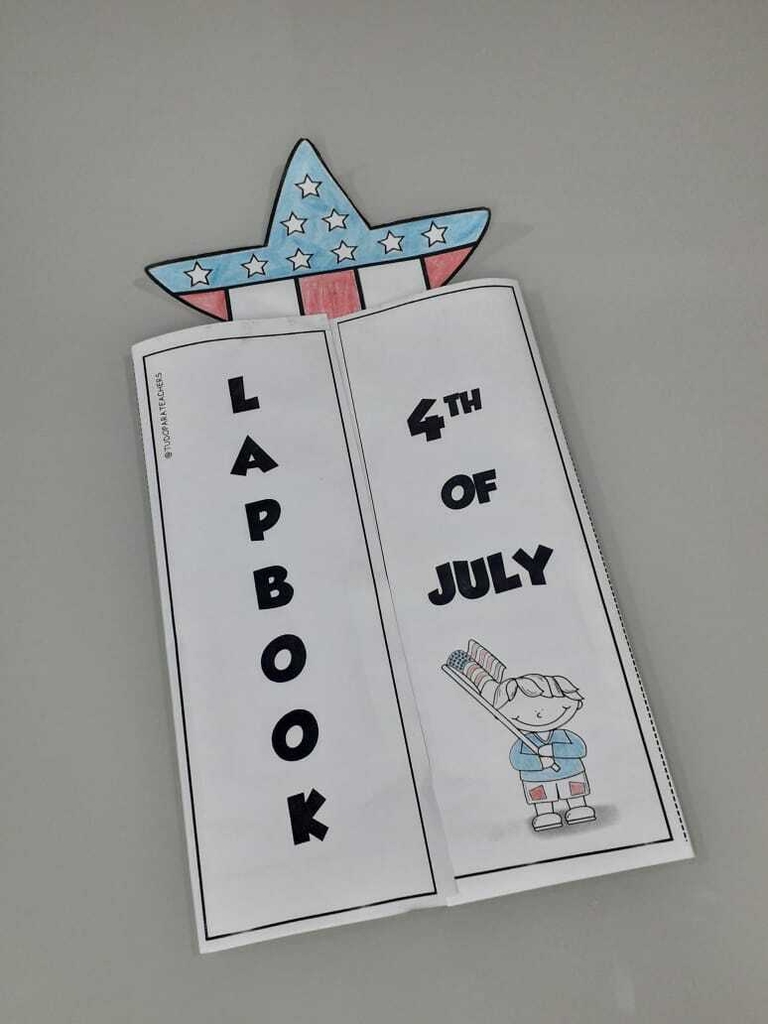 4th of July - Lapbook - Comprar em Tudo para teachers