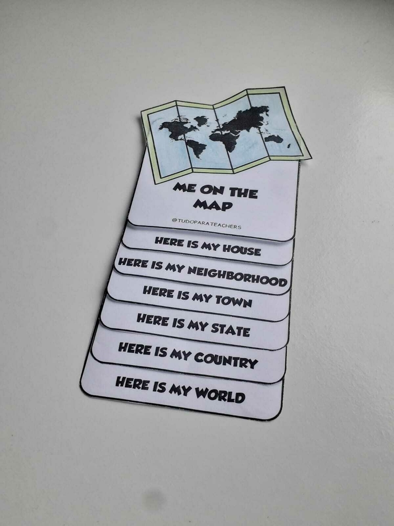 Me on the map - Flipbook - Tudo para teachers