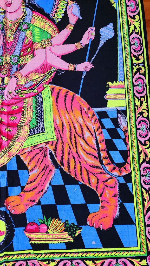Tapiz DURGA diosa hindú - Antesha Estilo Hindu