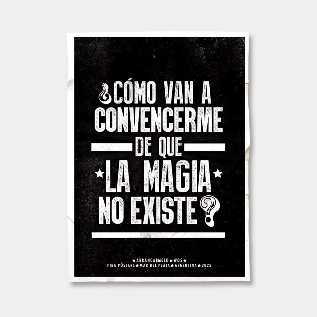 Póster - Afiche / Magia 3 > WOS - Piba Pósters