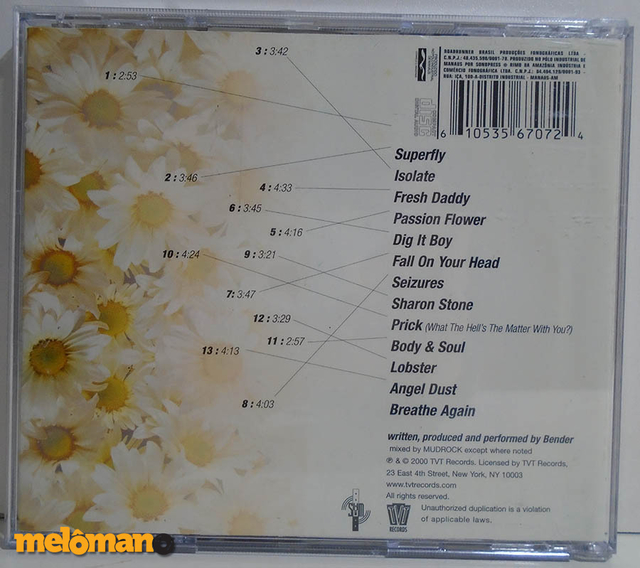 CD Bender - Jehovah's Hitlist (2000)