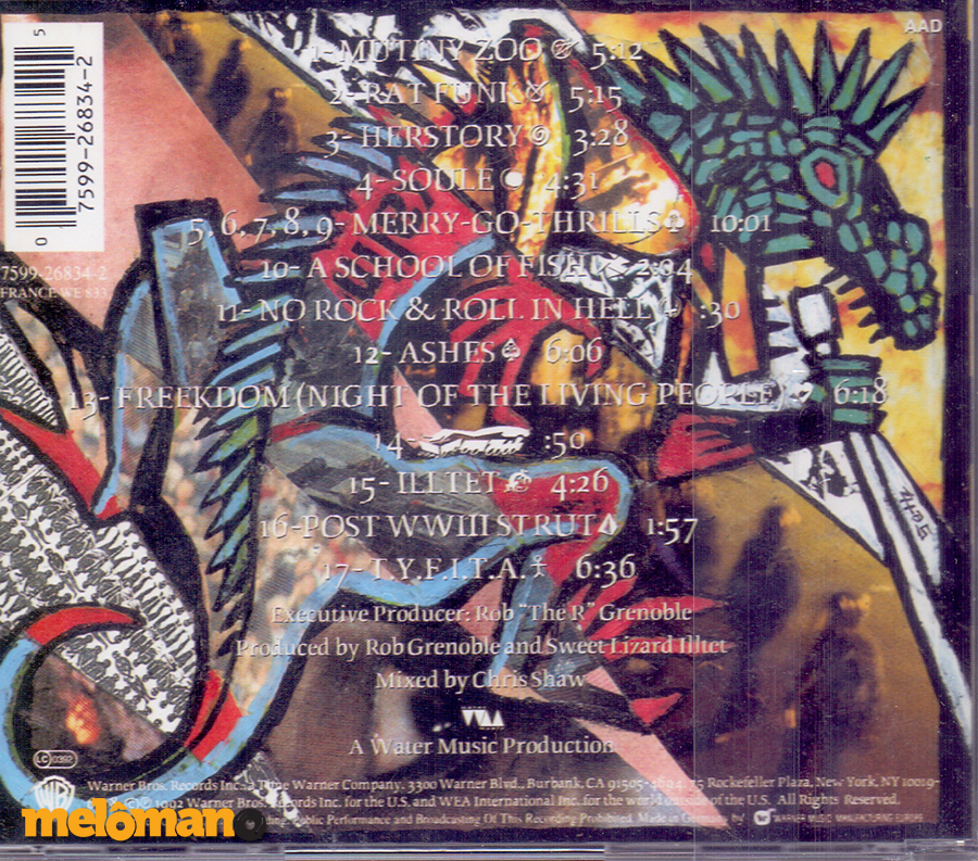 CD Sweet Lizard Illtet - ST (1992) Mutiny Zoo