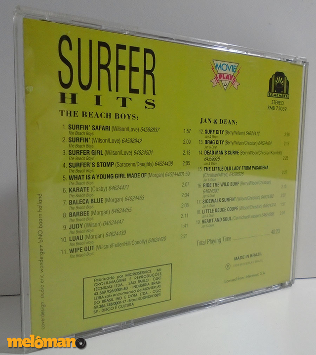 CD The Beach Boys / Jan & Dean - Surfer Hits (1992)