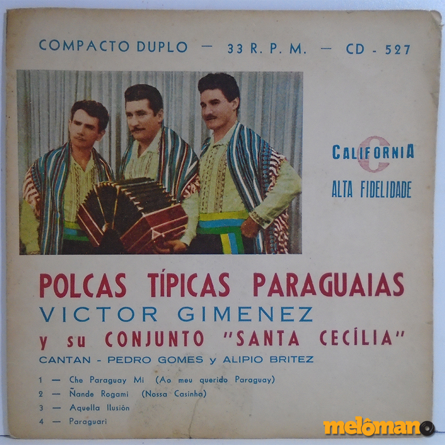 Vinil Victor Gimenez - Polcas Típicas Paraguaias