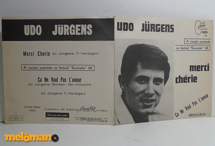 Vinil Udo Jürgens - Merci Chérie (1966)