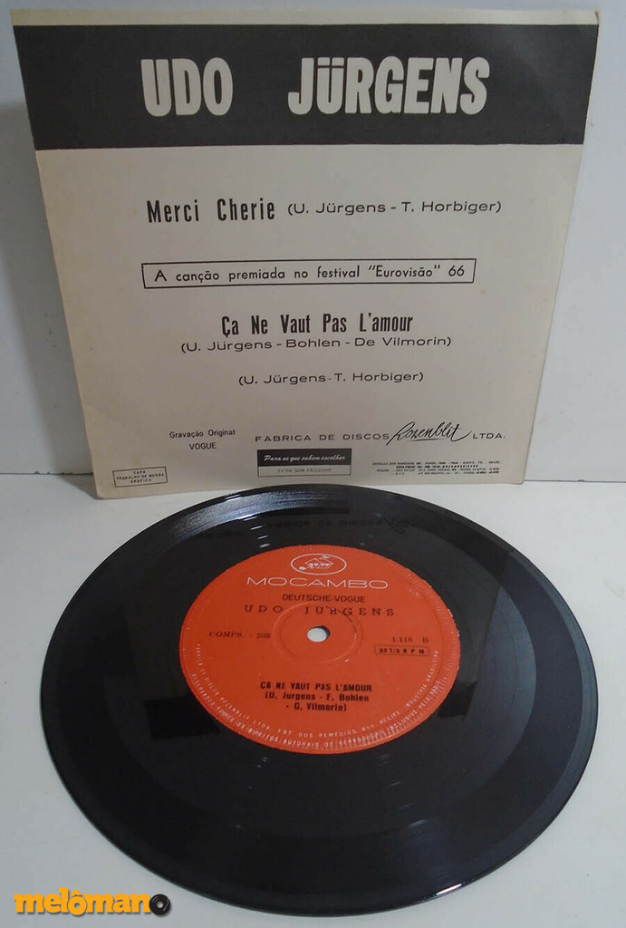 Vinil Udo Jürgens - Merci Chérie (1966)
