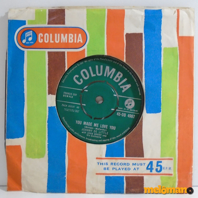 Vinil Johnny De Little, John Barry & His Orchestra - Lover (1962)