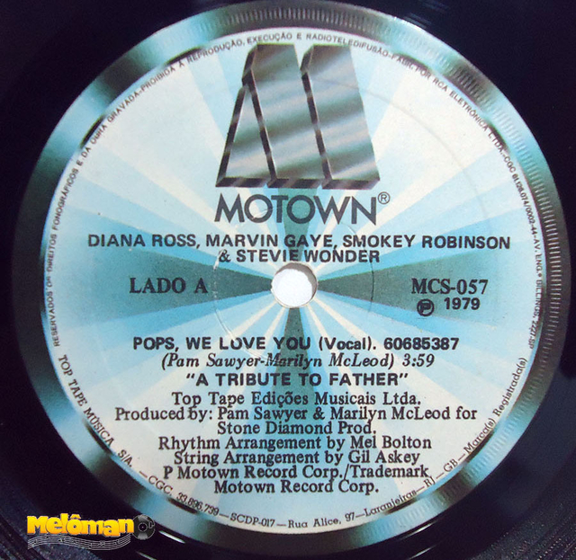 Vinil Diana Ross, Marvin Gaye, Smokey Robinson & Stevie Wonder - Pops