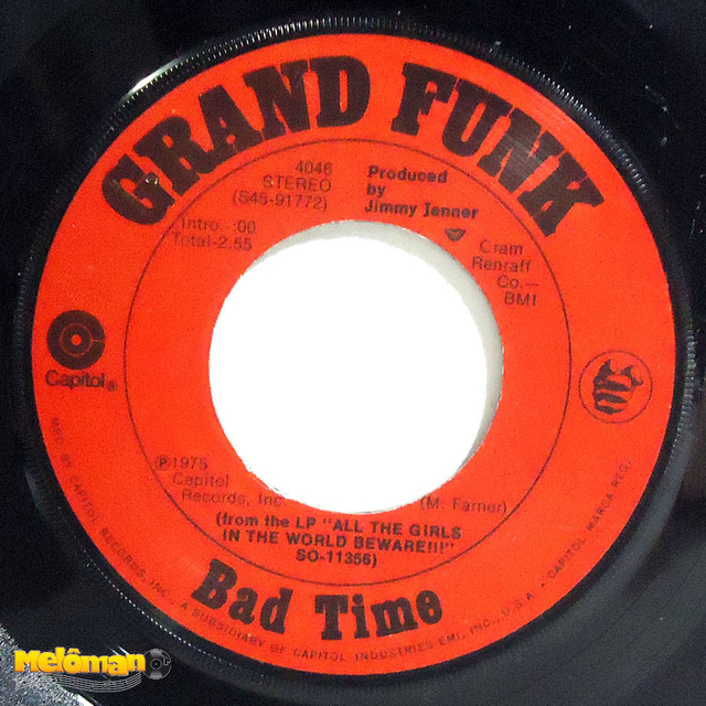 Vinil Grand Funk - Bad Time / Good & Evil (1974)