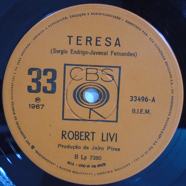 Vinil Robert Livi Jovem Guarda