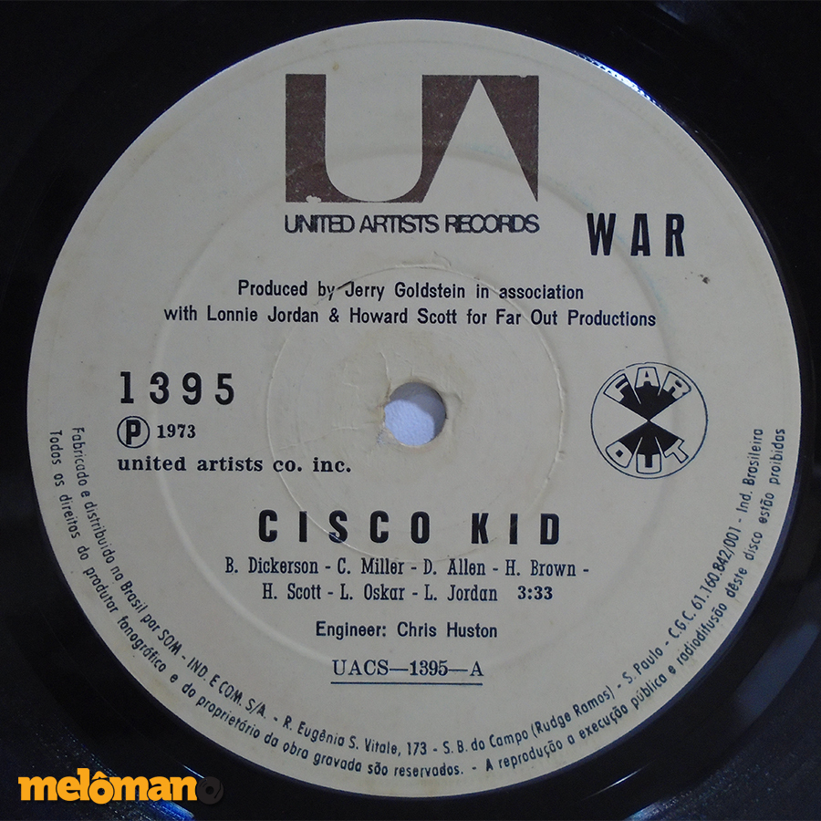 Vinil War - The Cisco Kid (1972)