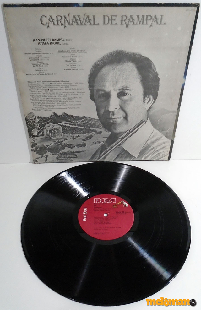 Vinil Jean-Pierre Rampal / Futaba Inoue - Carnaval De Rampal (1977)