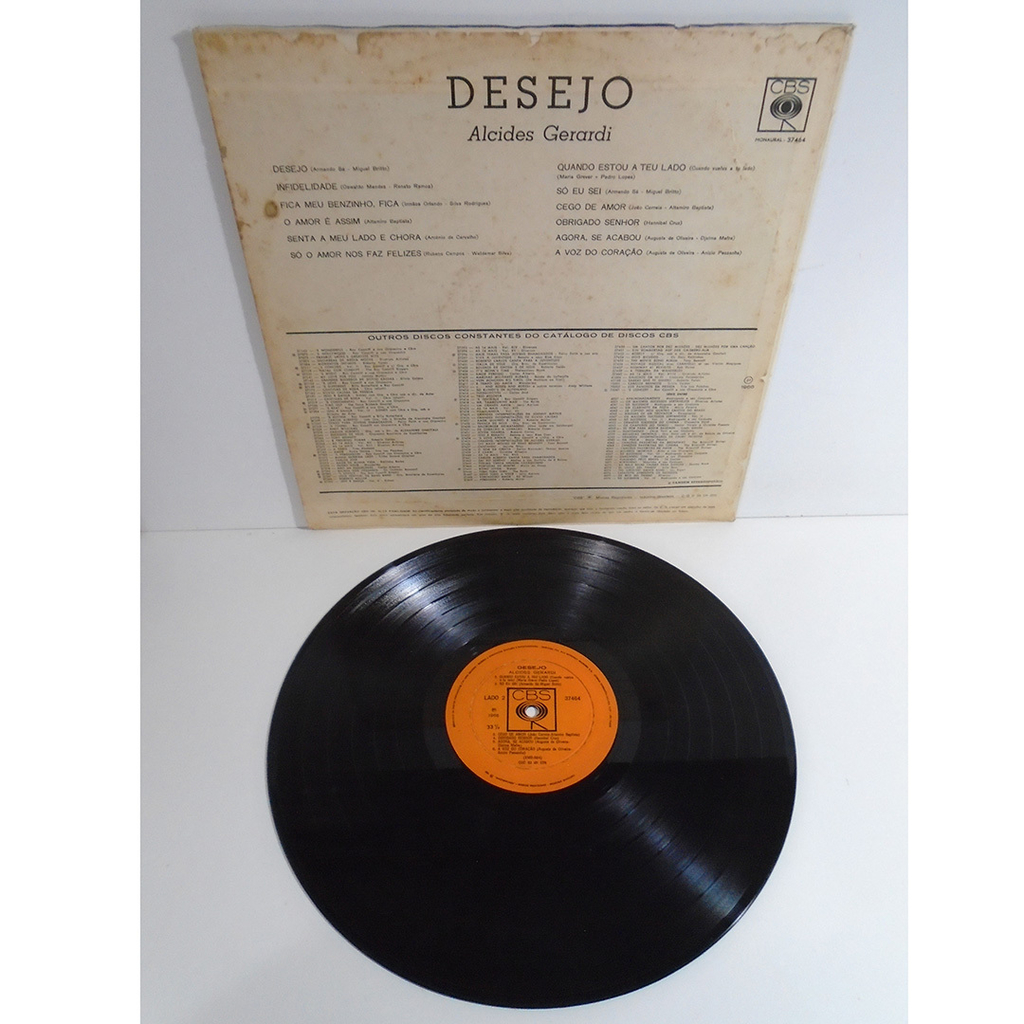 Vinil Alcides Gerardi MPB - Bossa - Instrumental