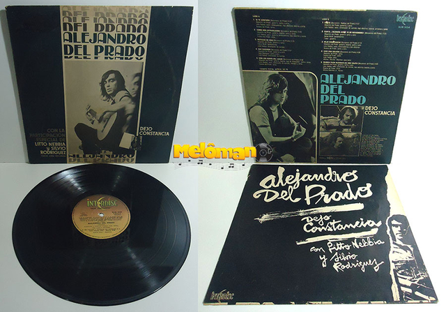Vinil Alejandro Del Prado - Dejo Constancia (1982)