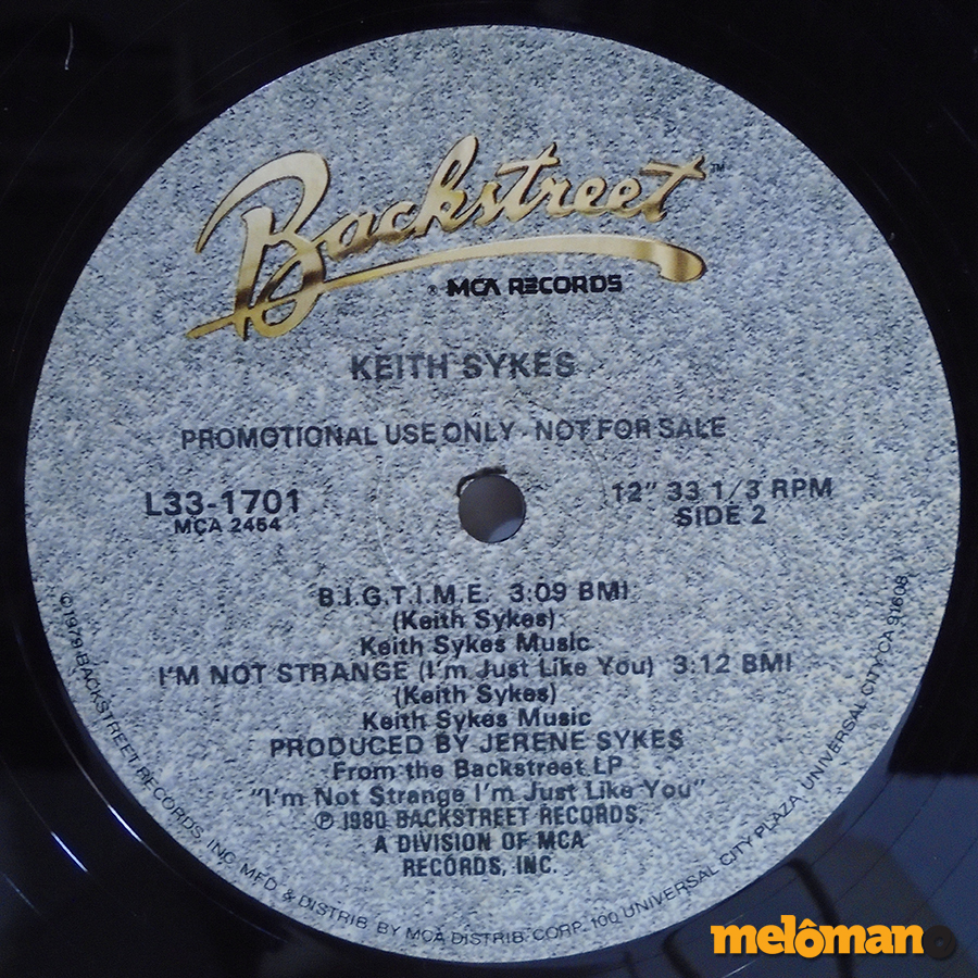 Vinil Keith Sykes - Love To Ride (1980) Single