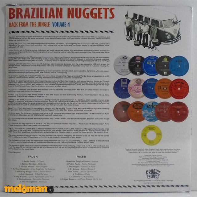 Vinil VA - Brazilian Nuggets - Back From The Jungle Volume 4 (2020)